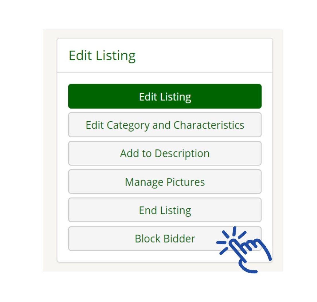How to Block a Bidder – GunBroker
